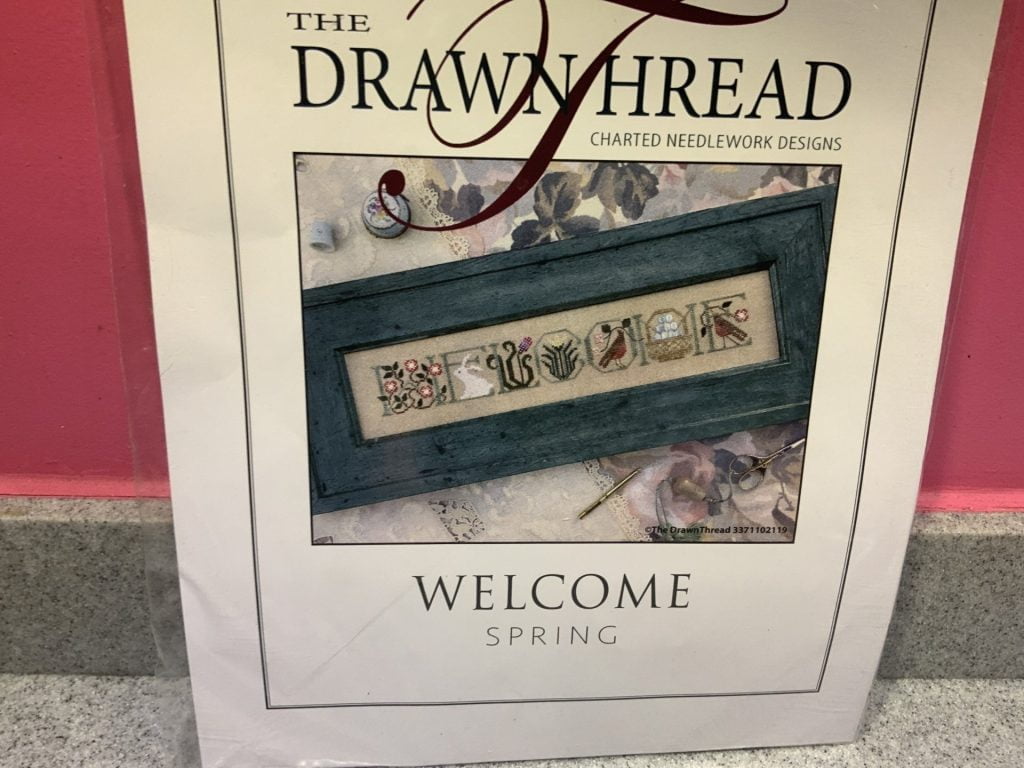 The Drawn Thread”Welcome Spring” kit - Cross Stitch & Framing Oswestry ...