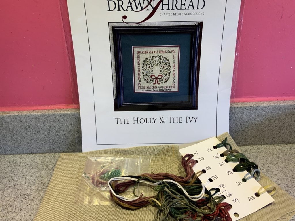 The Drawn Thread “Holly and Ivy Sampler + ornament “ kit - Cross Stitch ...