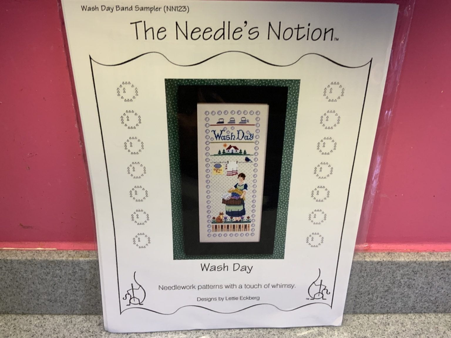 The Needle Notions “Wash Day” chart - Cross Stitch & Framing Oswestry ...