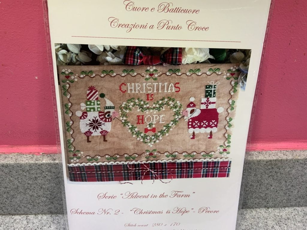 Cuore e Batticuore “Christmas is Hope” chart - Cross Stitch & Framing ...