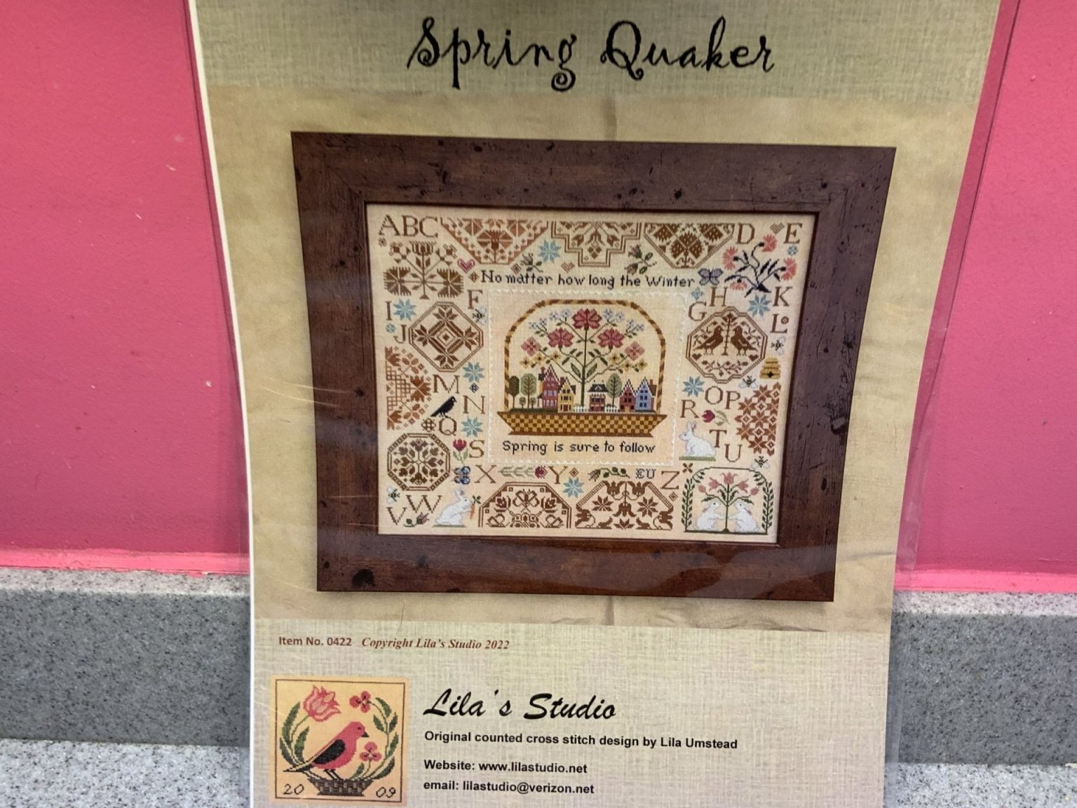 Lila’s Studio “Spring Quaker” chart - Cross Stitch & Framing Oswestry ...