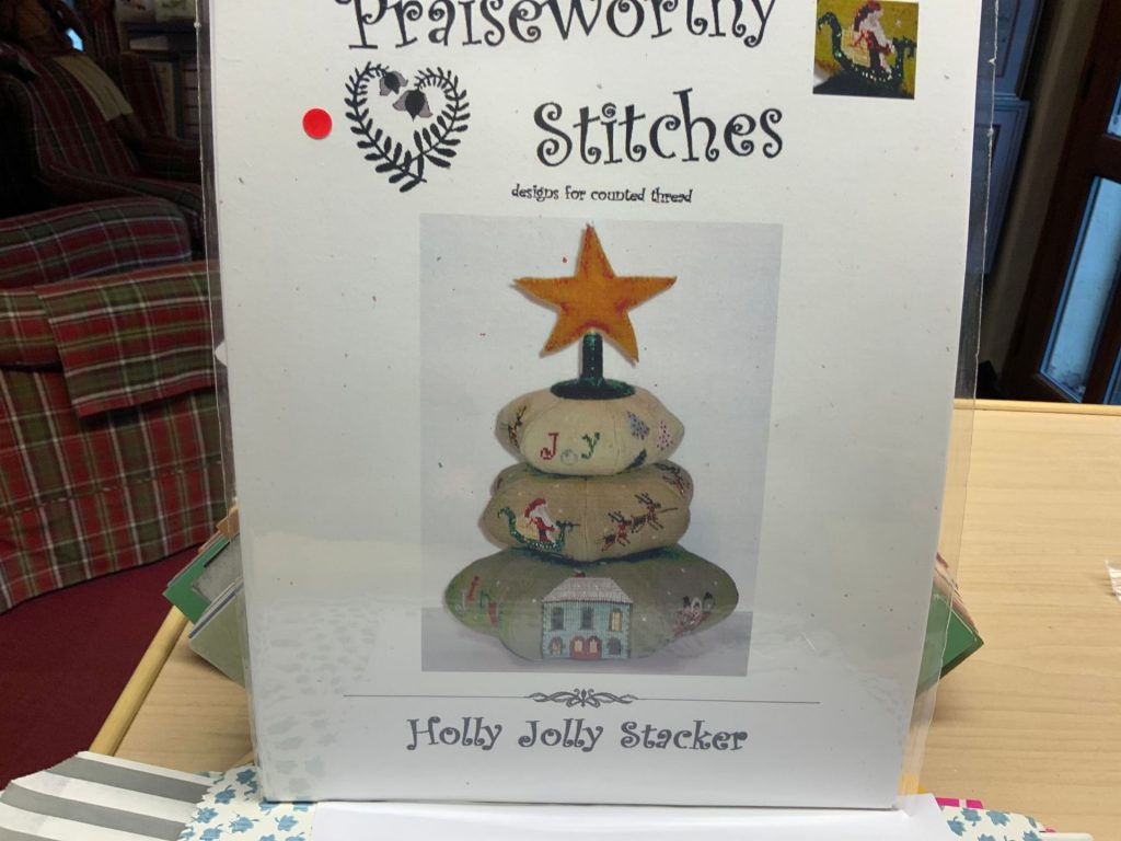 Praiseworthy Stitches “Holly Jolly Stacker” chart - Cross Stitch ...