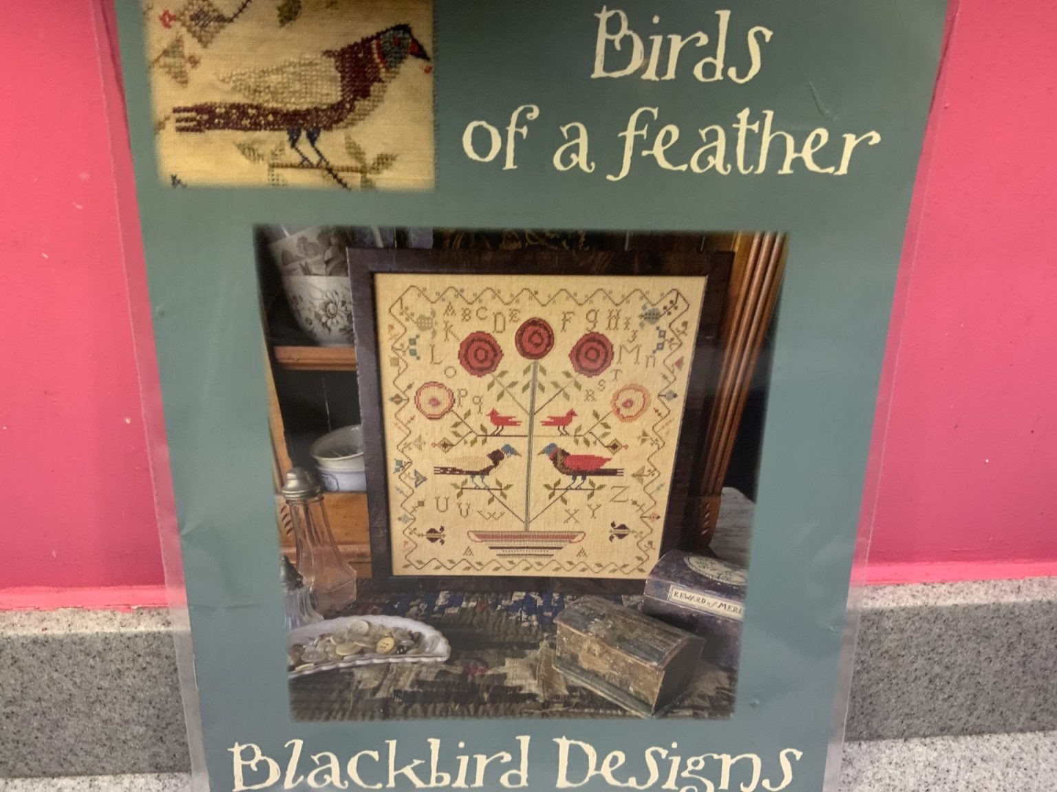 Blackbird Designs “Birds of a Feather” booklet - Cross Stitch & Framing ...