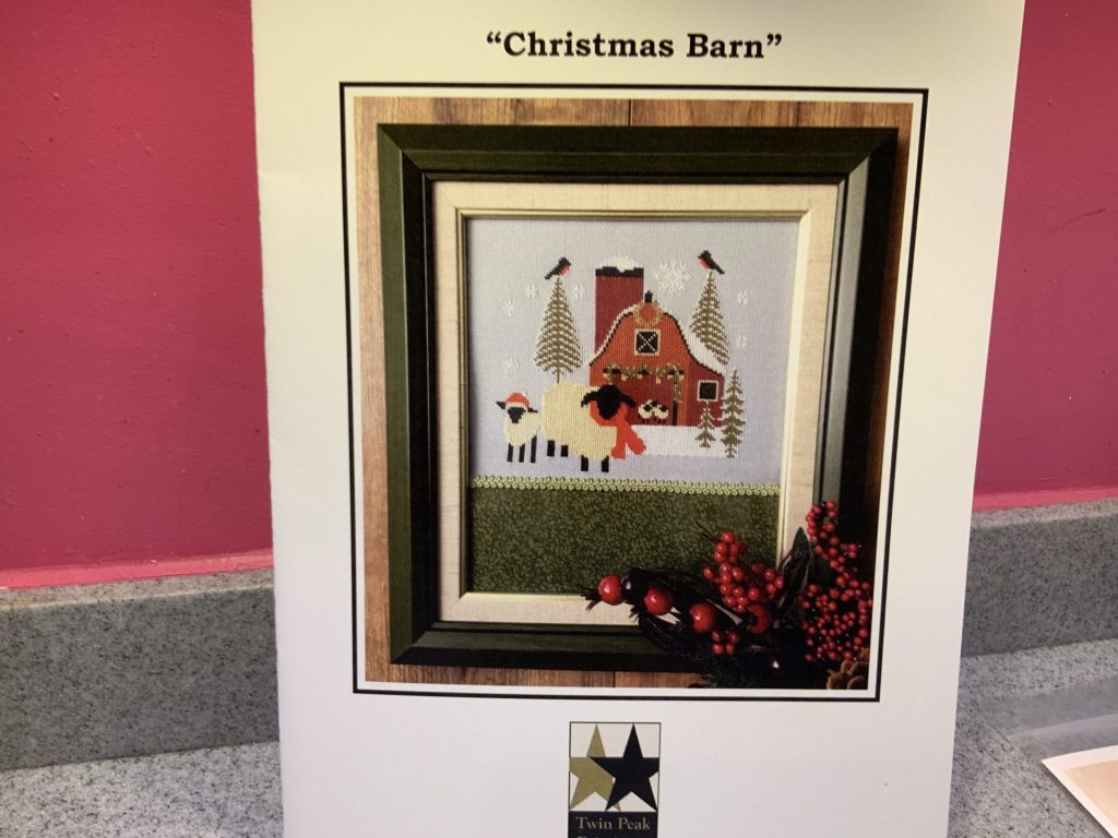 Twin Peak Primitives “Christmas Barn” chart - Cross Stitch & Framing ...