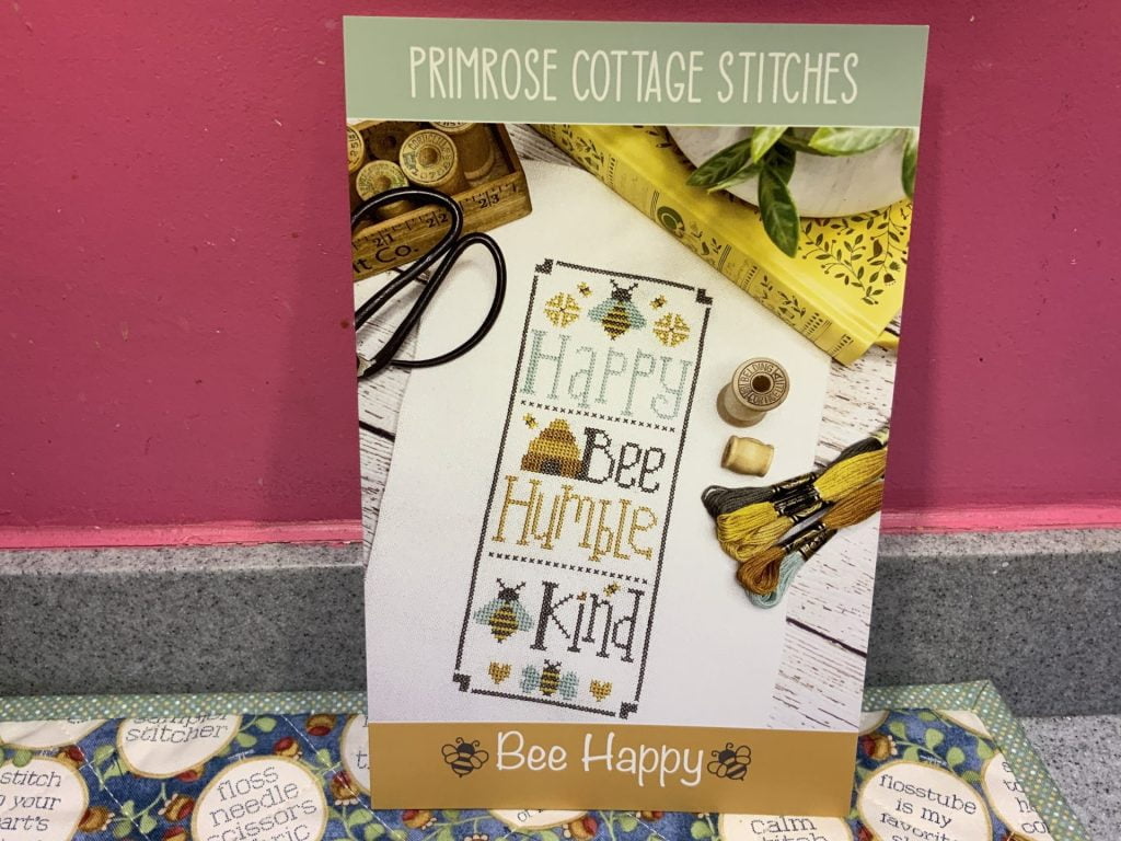 Primrose Cottage “Bee Happy” chart - Cross Stitch & Framing Oswestry ...