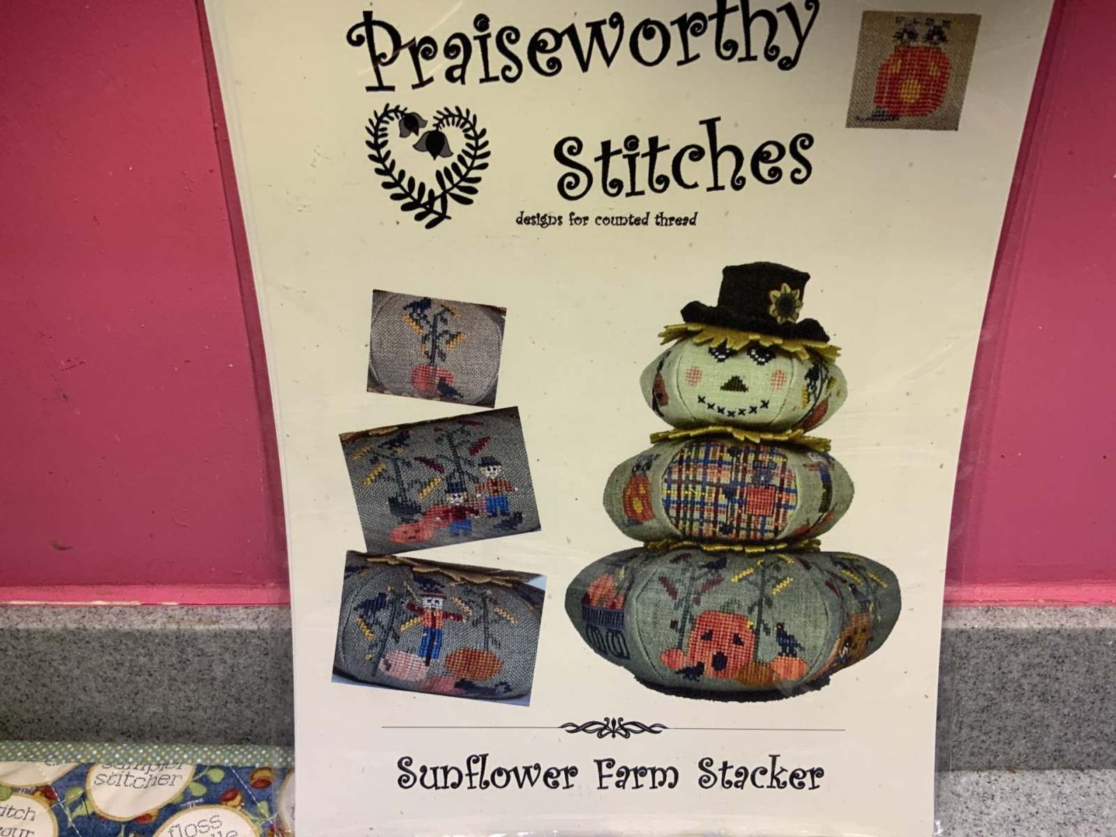 Praiseworthy Stitches “Sunflower Farm Stacker” chart - Cross Stitch ...