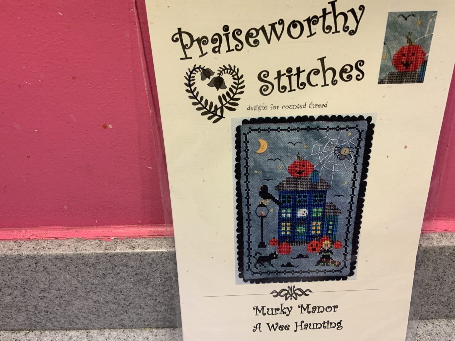 Praiseworthy Stitches “Murky Manor – A wee Haunting” chart - Cross ...