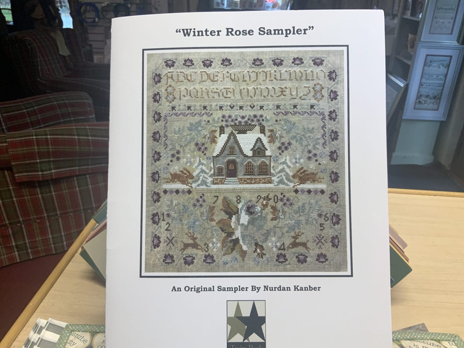 Twin Peak Primitives “Winter Rose Sampler” chart - Cross Stitch ...