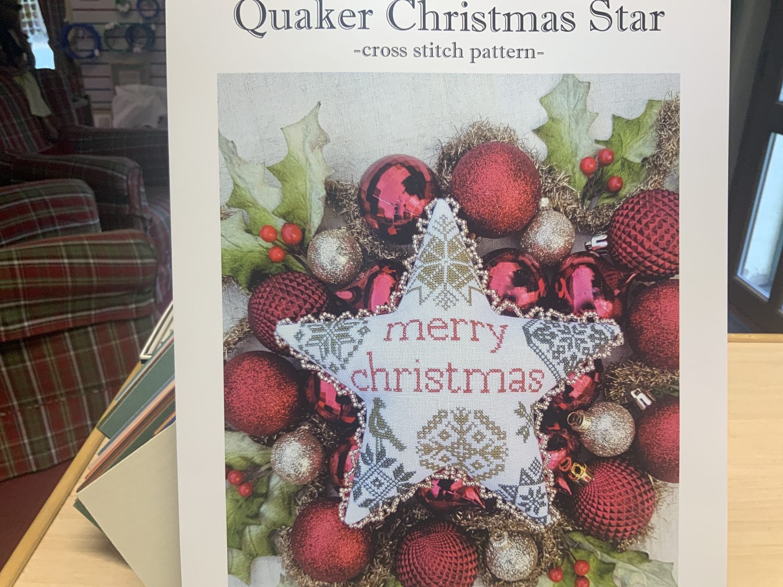 Liz Matthews “Quaker Christmas Star” chart - Cross Stitch & Framing ...