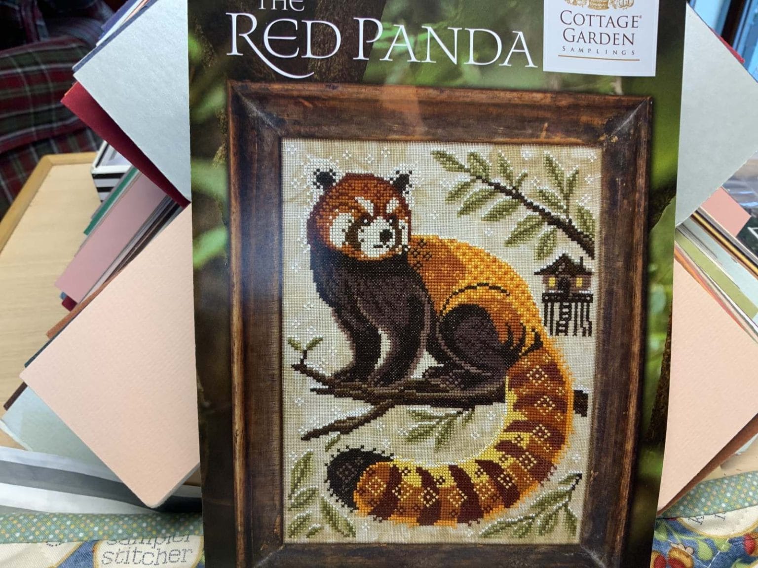 Cottage Garden A Year in the Woods ll “The Red Panda chart” - Cross ...