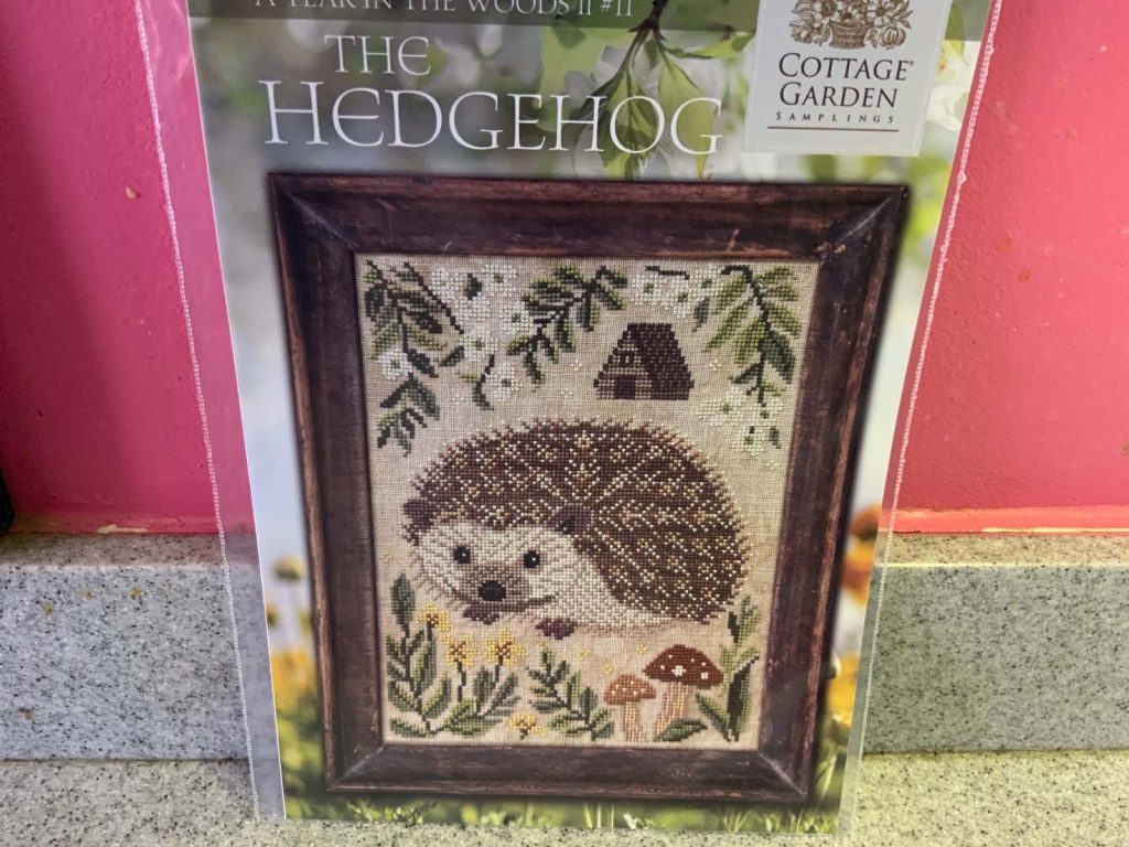 Cottage Garden A year in the Woods II ‘ No. 11 The Hedgehog” chart ...