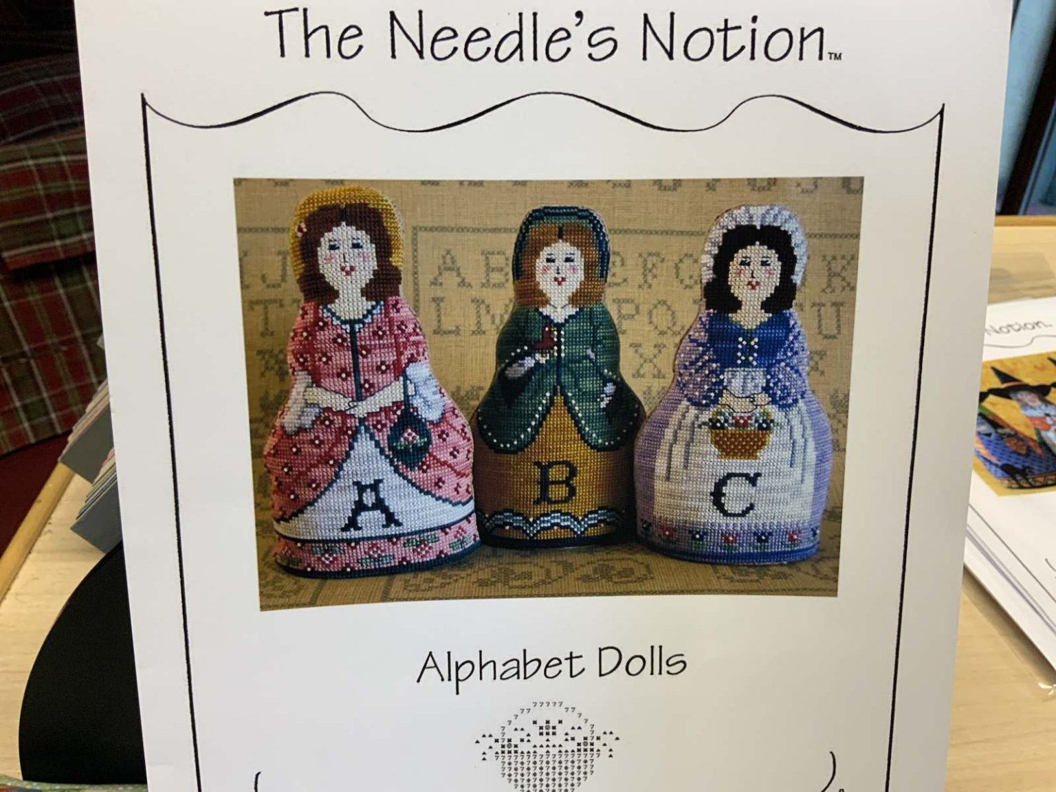 The Needle’s Notion “Alphabets Dolls” chart - Cross Stitch & Framing ...